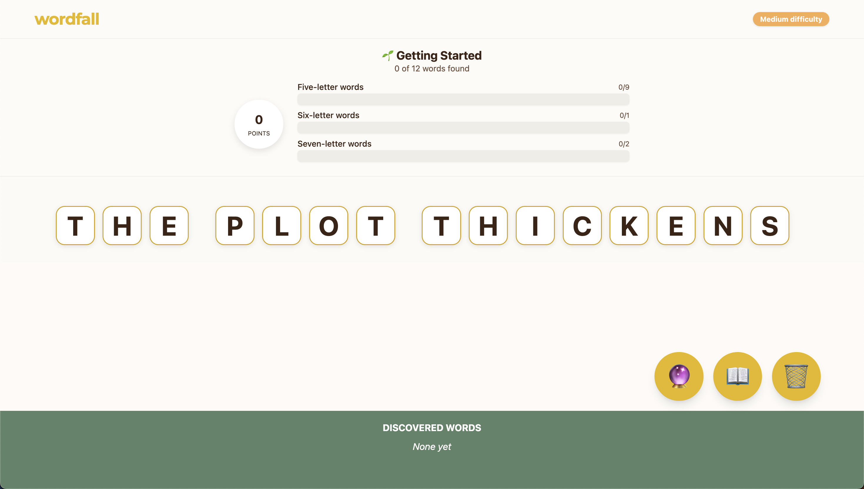 Wordfall - Daily Puzzle